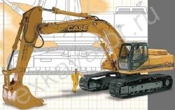 Характеристики Case 9033. Обзор гусеничного экскаватора 9033