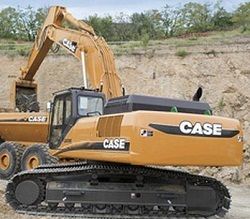 Характеристики Case CX470B. Обзор гусеничного экскаватора CX470B