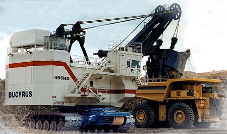 Впервые в истории России: поставка двух карьерных экскаваторов Bucyrus ...