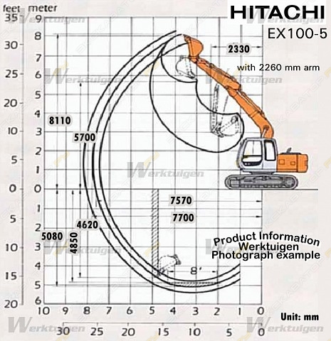 Аренда гусеничного экскаватора Hitachi EX100-5, Самара - №492540