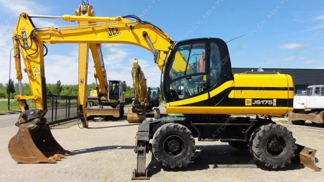 Аренда колесного экскаватора JCB JS 175W, Москва - №863113